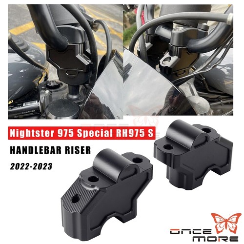 Handlebar Riser Bracket Clamp Adapter Mount For Nightster 975 Special ...