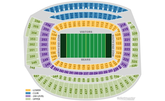 Bears Seating Chart | Cabinets Matttroy