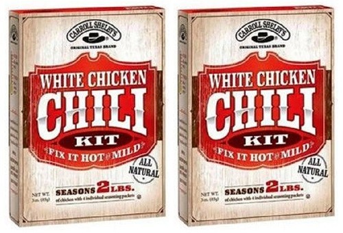 Carroll Shelby's White Chicken Chili Kit 2 Box Pack | eBay