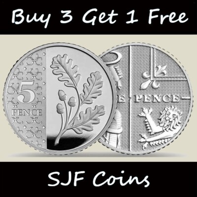 1971 - 2025 Royal Mint 5p Five Pence PROOF Coins - Choose Your Year ...