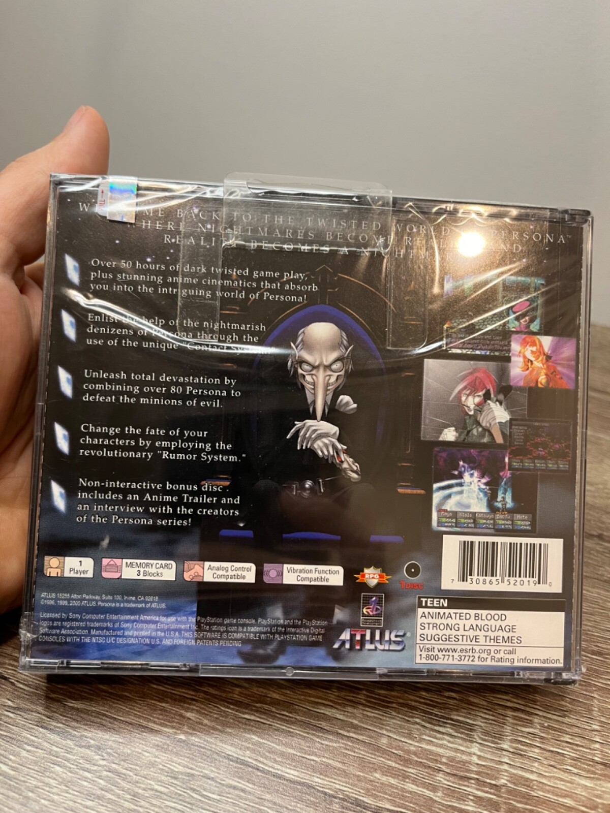 Persona 2: Eternal Punishment (Sony PlayStation 1, 2000) for sale ...