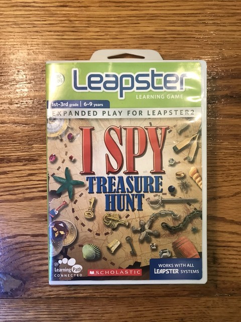 LeapFrog Leapster 2 Learning Game Scholastic I Spy Treasure Hunt Ages 6 ...