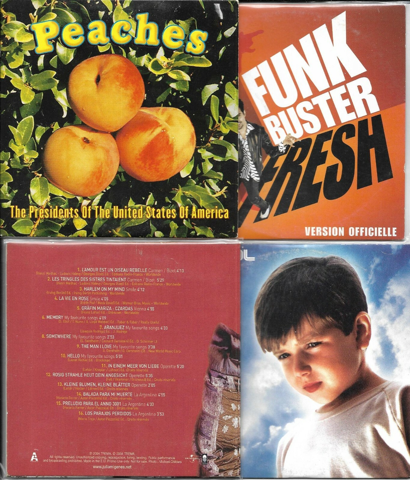 LOT 8 SINGLES VI COLLECTOR STACIEORRICO/JIM PURPLE/JULIA MIGENES/FUNK ...