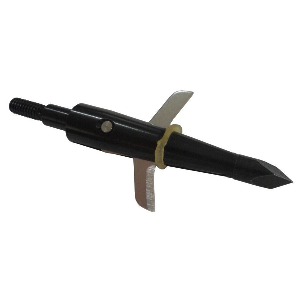 12Pcs 100Gr Hunting Broadheads Expandable Sharp Blade Crossbow Tips Bow ...