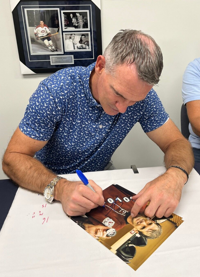 Signed Pierre Turgeon New York Islanders 8x10 Photo #8 Inscribed with ...