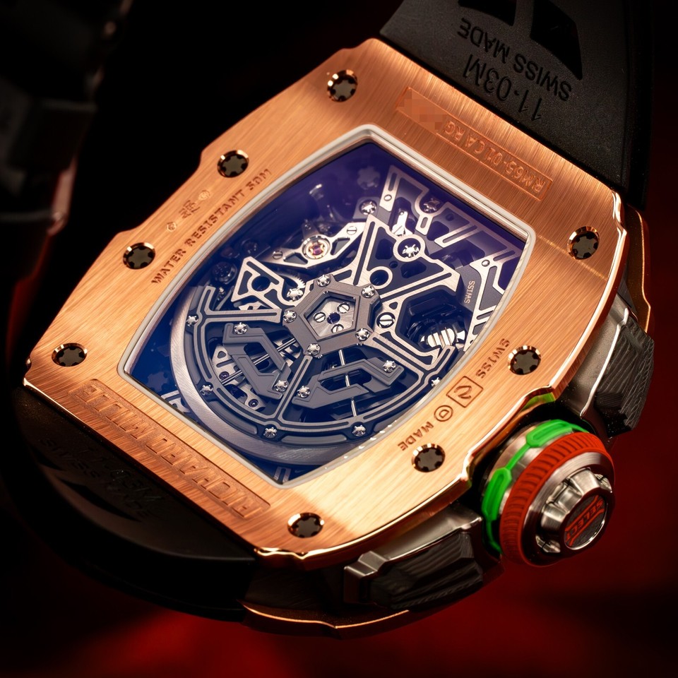 Richard Mille RM 65-01 Automatic Chronograph Rose Gold Carbon Box ...