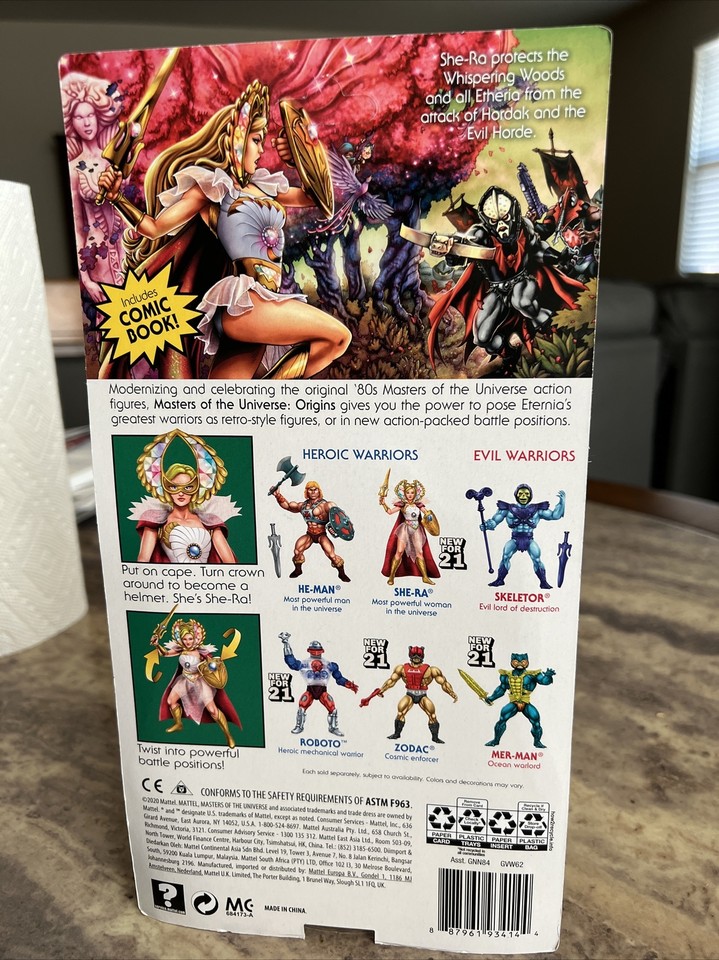 Mattel Masters of the Universe Origins She-Ra Action Figure (GVW62 ...