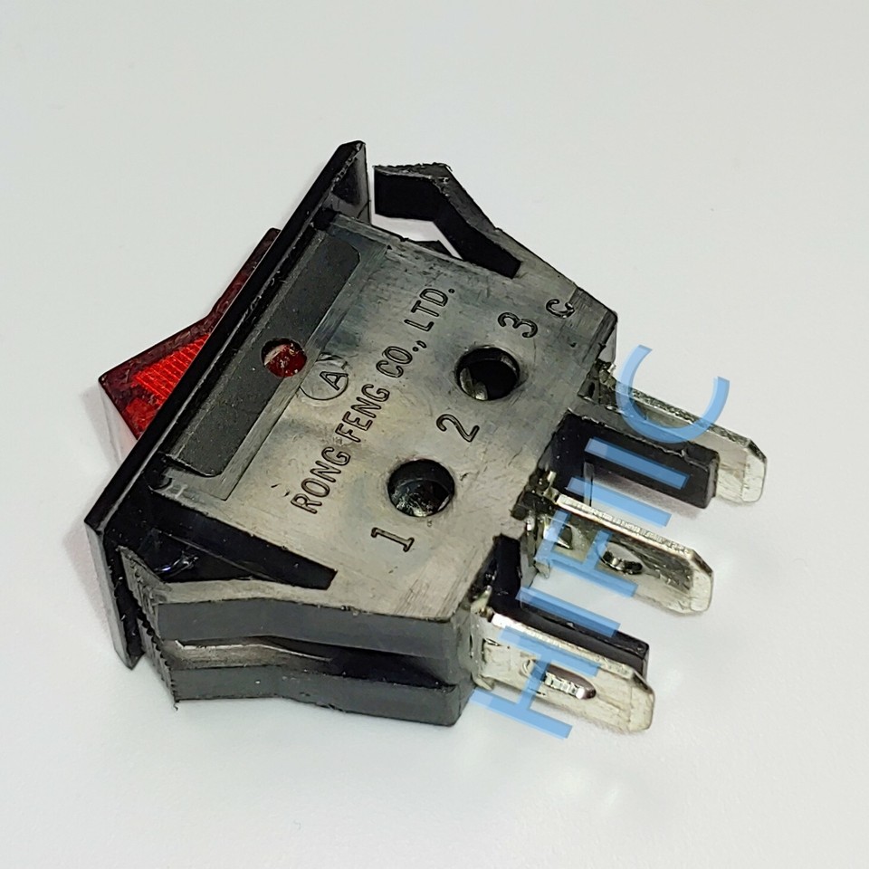 1PCS/5PCS RONG FENG RF-1001 Rocker Switch 3 Pins 2 Positions 10A 250VAC ...