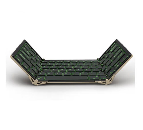 Folding Portable Bluetooth Wireless Keyboard with Backlight for Phone ...