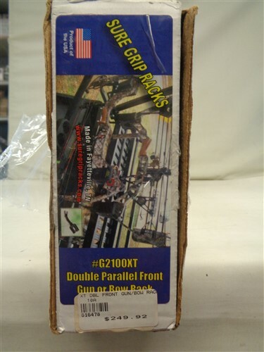 SURE GRIP RACKS XT DOUBLE FRONT HUNTING WEAPON RACK 616478 G2100XT ATV ...