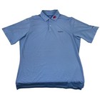 Fairway Greene Striped Blue PGA TOUR ISSUED Polo Shirt Mens Dicky Pride ...