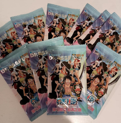 10 Packs ONE PIECE ONEPIECE DRESSROSA Trading Cards Toei ANIMATION TCG ...