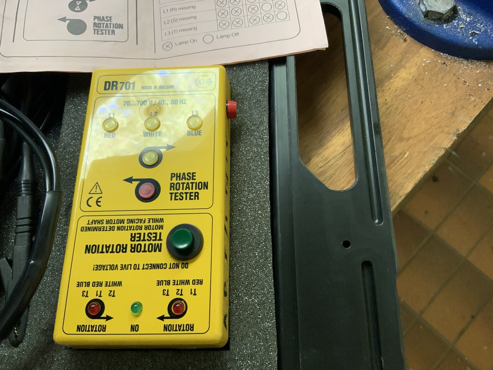 Beha Unitest DR701 Phase Rotation Tester | eBay