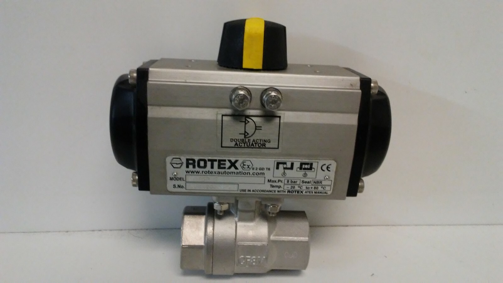 NEW OLD STOCK! ROTEX PNEUMATIC ACTUATOR QTF50-2R | eBay