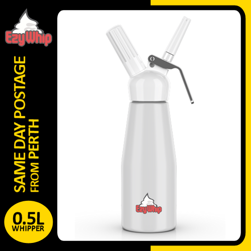 WHITE EZYWHIP CREAM WHIPPER 0.5L DISPENSER WHIPPED ESPUMA CHARGERS ...