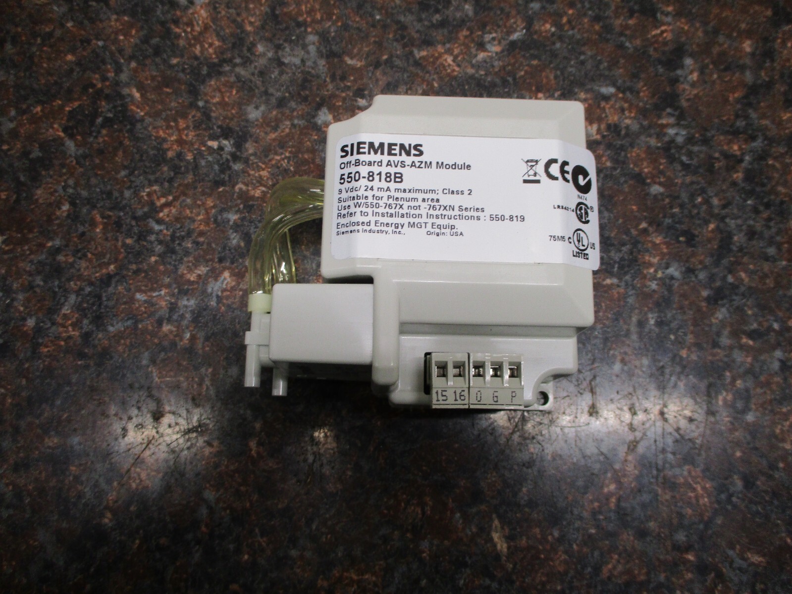 Siemens Off-Board AVS-AZM Module Model: 550-818B NEW FREE SHIPPING | eBay