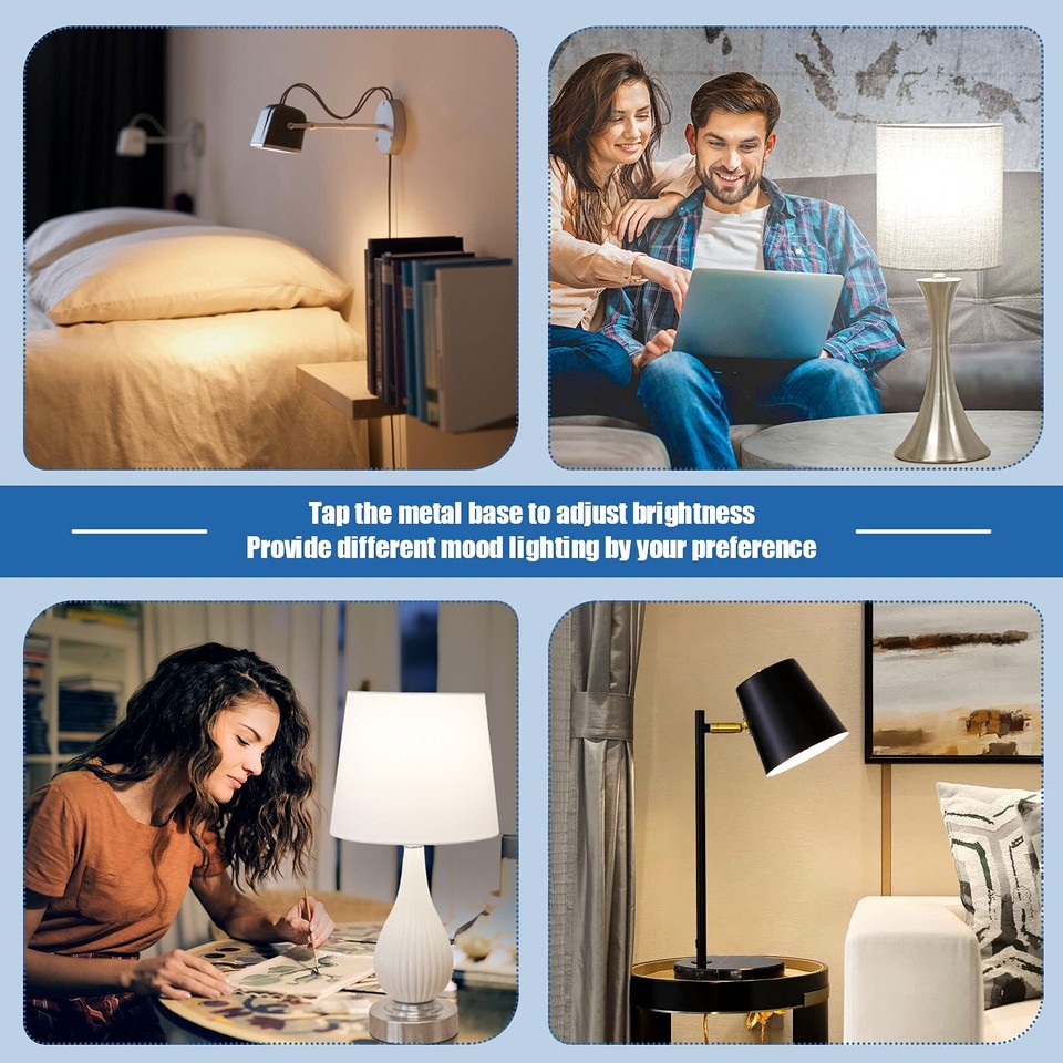 2x Kit de reemplazo de lámpara táctil con atenuador y sensor táctil de ...