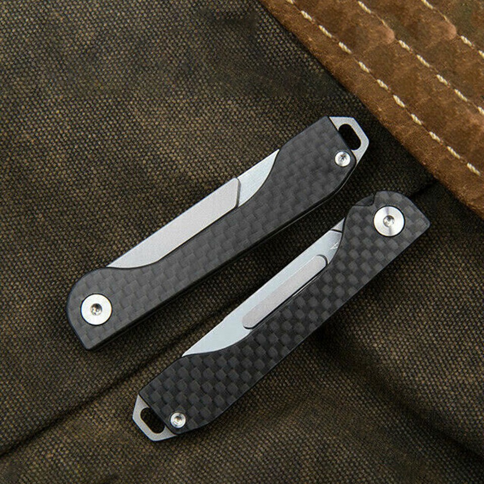 Carbon Fiber Pocket Scalpel Folding Blade Knives Utility Knife Outdoor ...