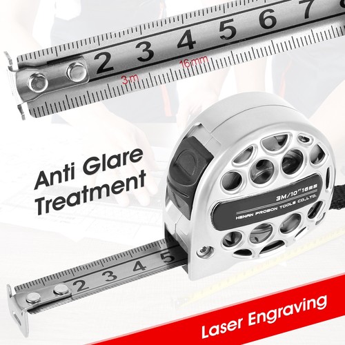 Retractable Tape 9.8FT Stainless Steel High Precision Measuring Tape🗼 ...