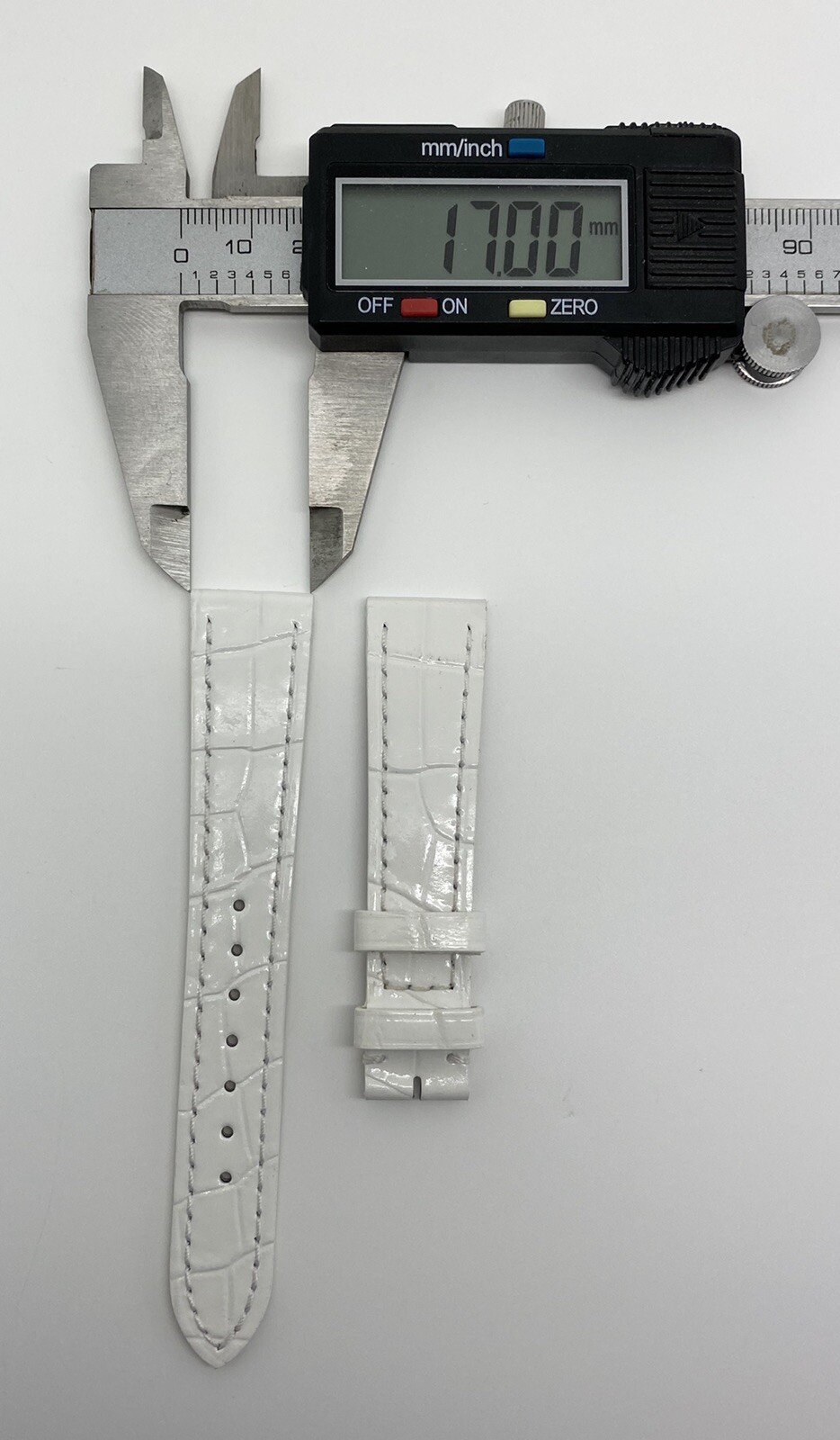 Zenith 17mm x 14mm White Alligator Watch Strap Band 17-664 New ...