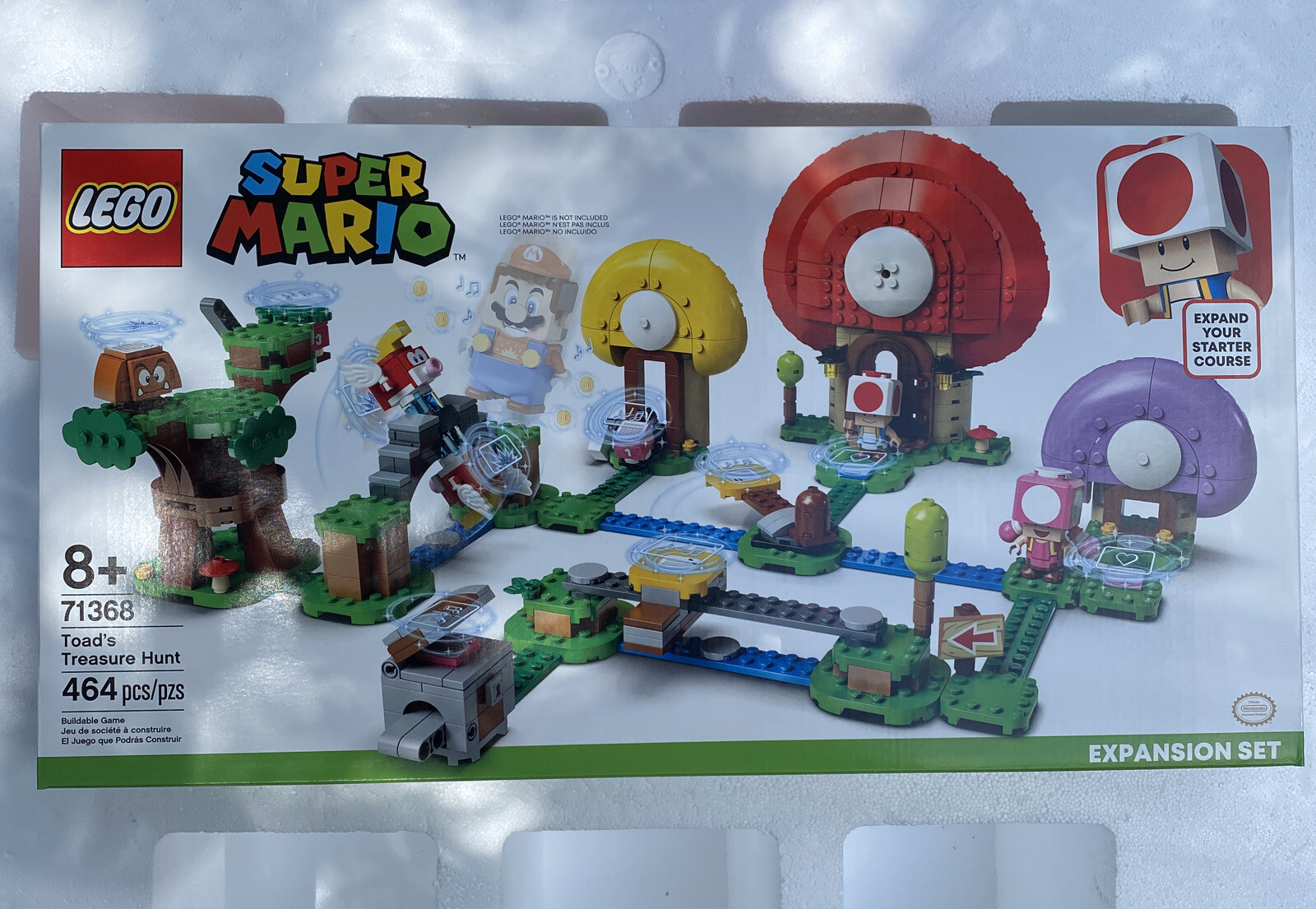 LEGO Super Mario: Toad's Treasure Hunt Expansion Set (71368 ...
