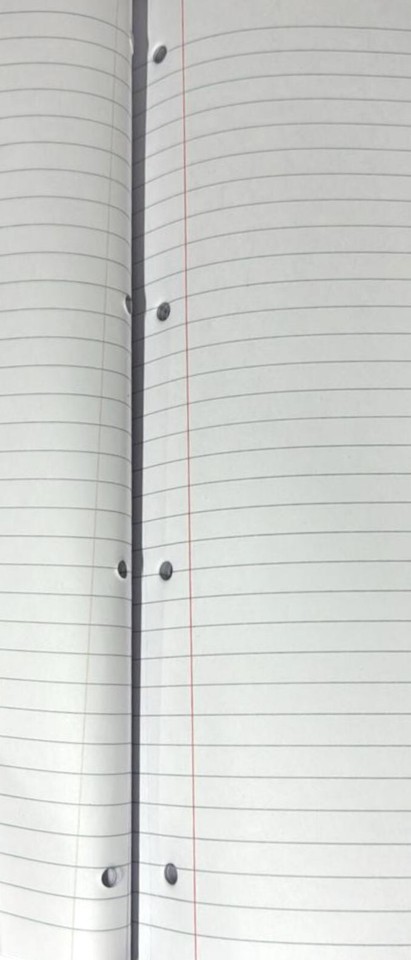 2x A4 lined Refill Pad 100 Page Notepad Memo Writing Ruled Student ...