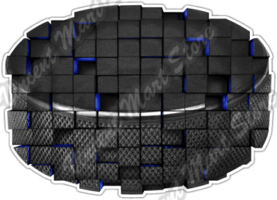 Sliding Hockey Puck Winter Sport Abstract Car Bumper Vinyl Sticker ...