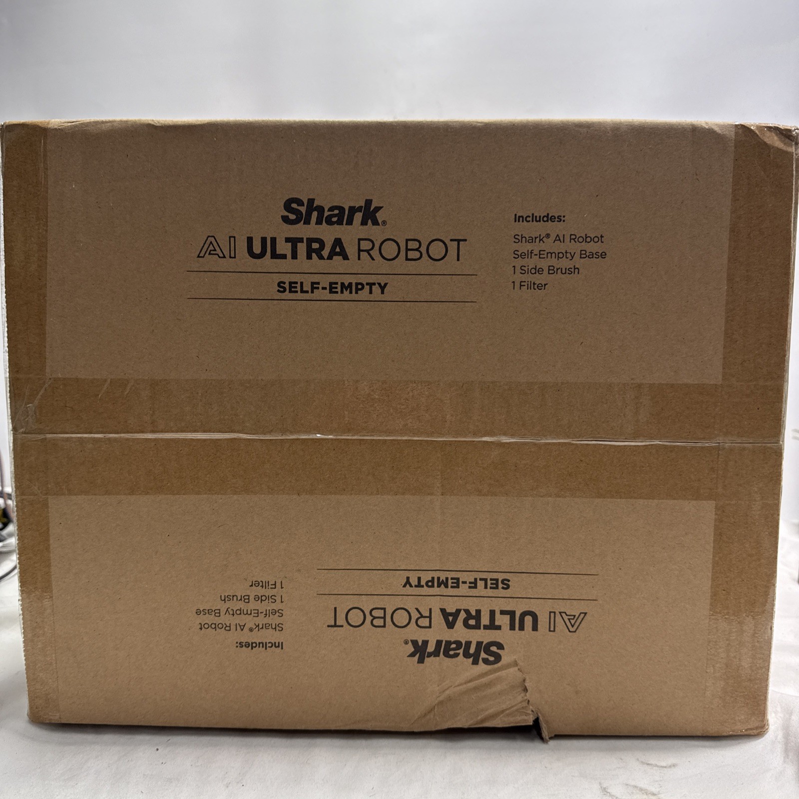 Shark AI Ultra Robot Vacuum Model AV2501S W/ HEPA Self-Empty Base, Gray ...