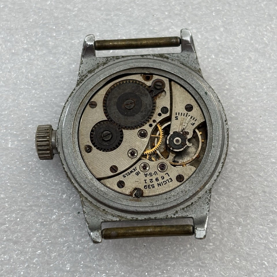 Broken Vintage Elgin A.F.U.S Type A11 Military Air Force U.S Spec ...