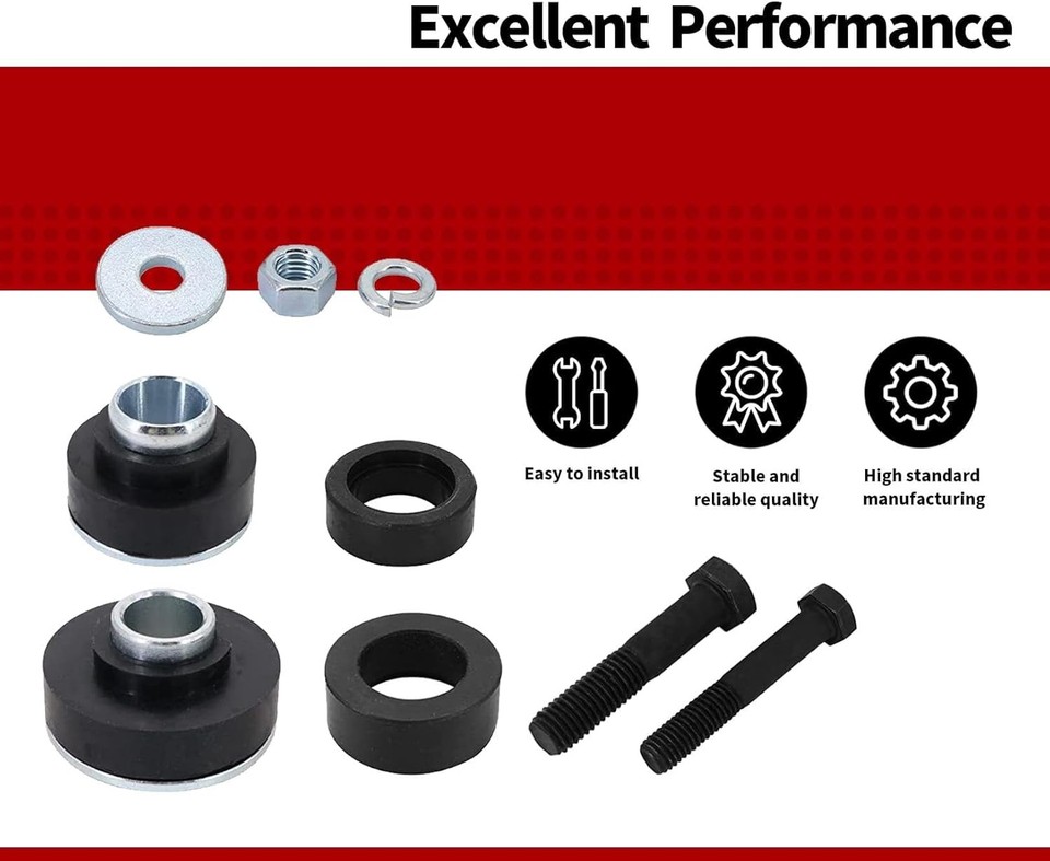 Subframe Body Mount Bushing Kit with Hardware Bushings Sub Frame Bolts ...