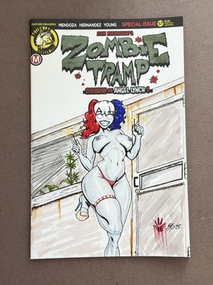 Zombie Tramp Origin Angel Lynch #57 Sketch Cover by IG: SCTWENTYFIVE | eBay