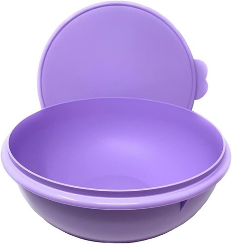 Tupperware 26 Cup Large Fix N Mix Bowl in Daisy Purple with Matching ...
