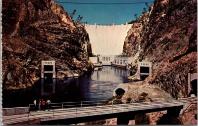 Postcard Below Hoover Dam Boulder City Nevada | eBay