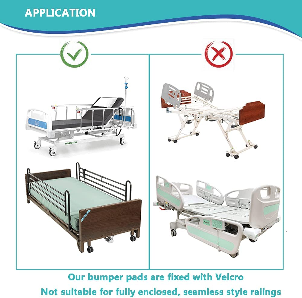 Bed Bumpers Hospital Pads Bed Cushion Rail Bumper Pad for Elderly ...