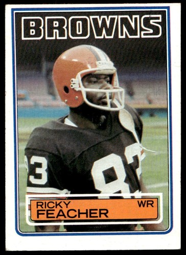 1983 Topps 250 Ricky Feacher Cleveland Browns DP Football Card | eBay