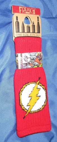 THE FLASH / JUSTICE LEAGUE ~Freak/Freakin USA Beer/Coke Bottle Cover DC ...