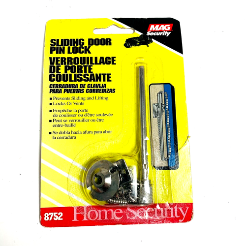 SLIDING PATIO DOOR PIN LOCK MAG SECURITY BRAND 8752 | eBay