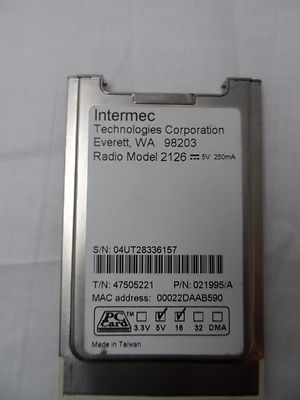 Intermec 2126 Lucent PCMCIA 802.11b Radio Tested Working 2425 2415 2435 ...