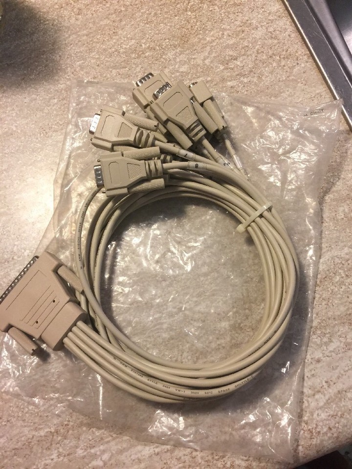 AWM E101344 Style 2464 VW-1 300V 80c Space Shuttle / Cable 8 Ends NEW ...