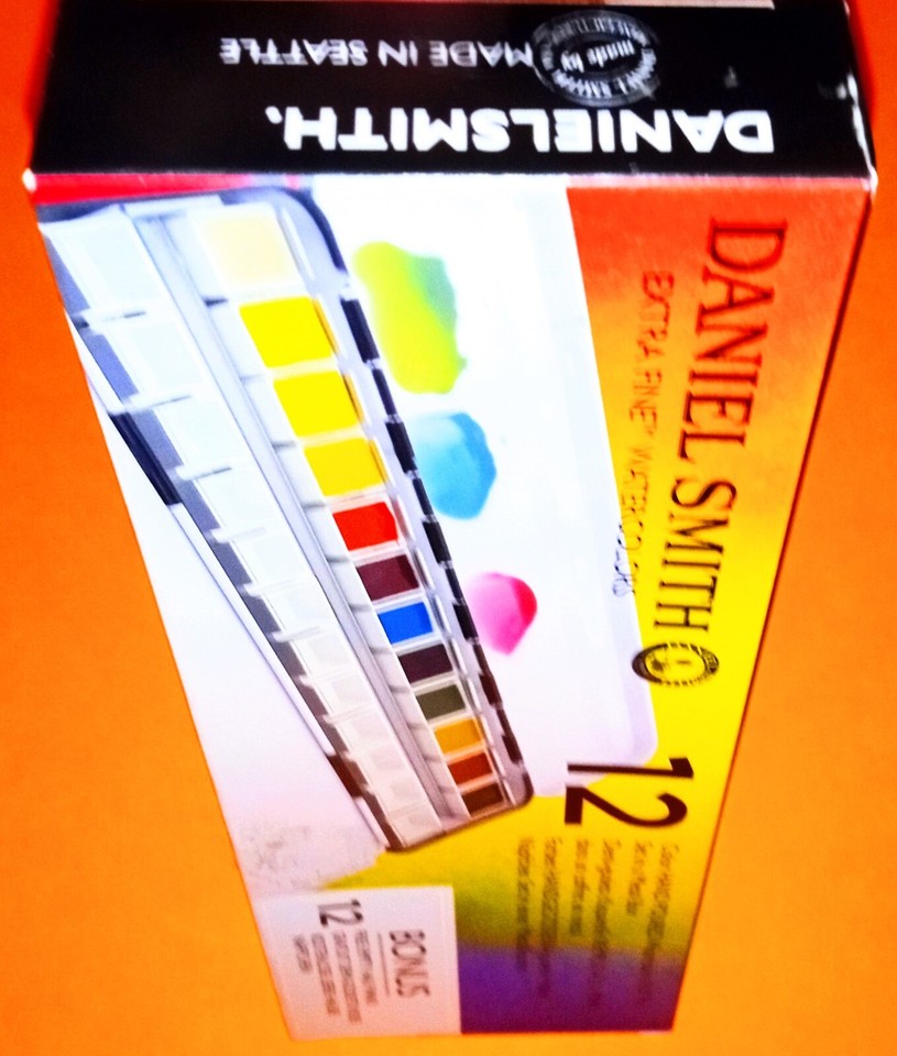'MUST HAVE' DEALS~DANIEL SMITH EXTRA FINE WATERCOLORS 12 COLOR SET IN ...
