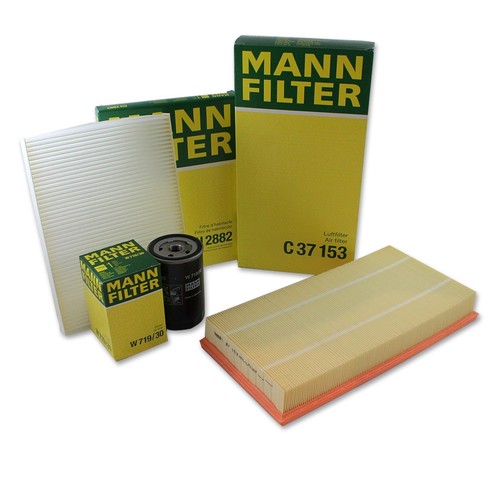 MANN-FILTER Air C37153 Oil W719/30 Cabin CU2882 Filters RAPKIT095 ...