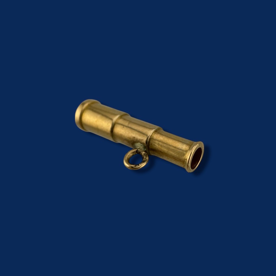 Vintage 14k Yellow Gold Tiny Telescope Charm | eBay
