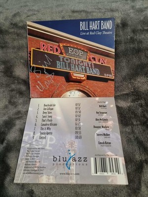 Signed BILL HART BAND - 'Live at Red Clay Theatre' CD (2018) by BILL ...
