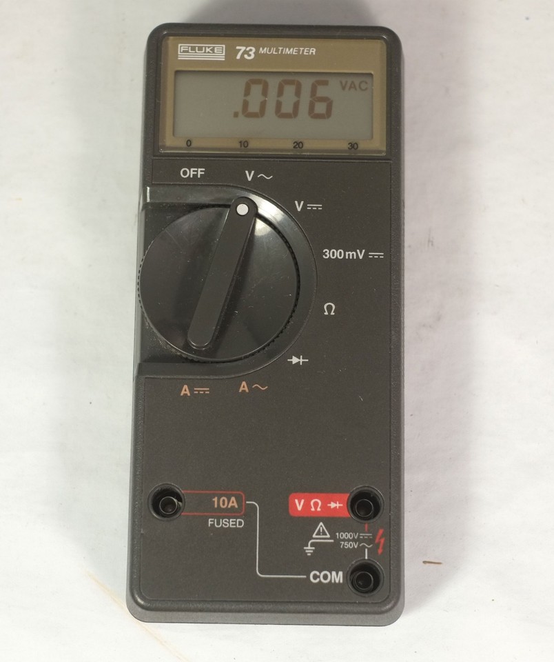 Fluke 73 Digital Multimeter with Probes | eBay