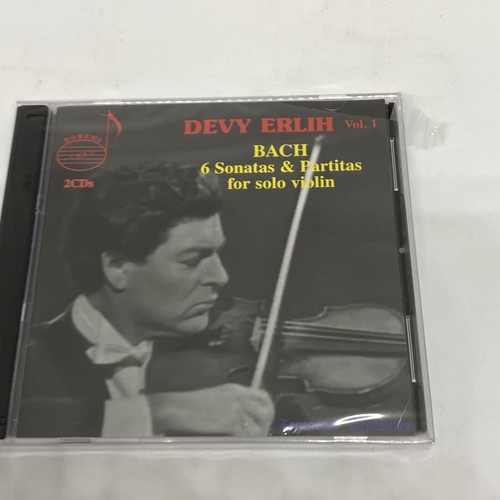 Bach: 6 Sonatas & Partitas for Solo Violin by Devy Erlih (CD, 2018) for ...