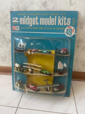 RARE VINTAGE ITC MIDGET MODELS MODEL KITS STORE DISPLAY 1960'S 1962 | eBay