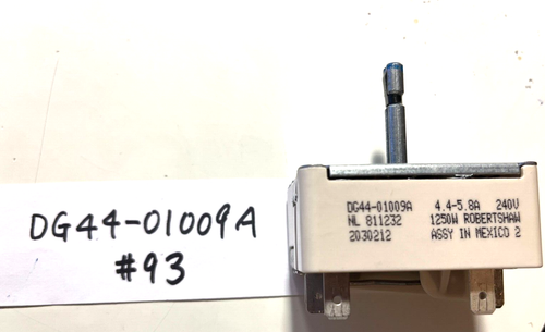 Range Surface Element Control Switch DG44-01009A Samsung Model ...