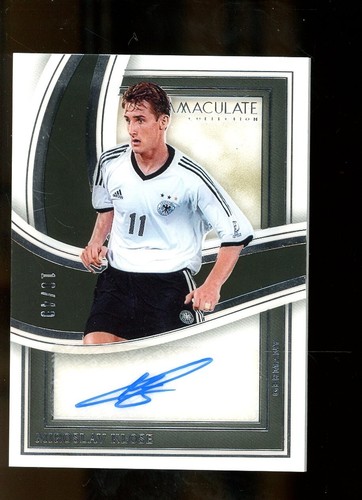 2023-24 Immaculate Soccer Shadowbox Signatures Klose German Legend AUTO ...