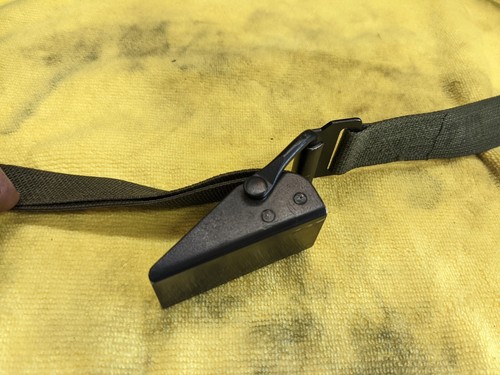 US ARMY MILITARY tie down cargo Strap OD Alice Pack USMC ammo can steel ...