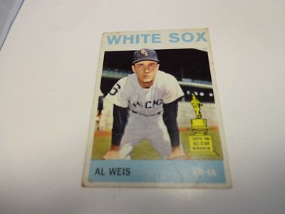 1964 Topps Baseball Al Weis Chicago White Sox Card #168 | eBay